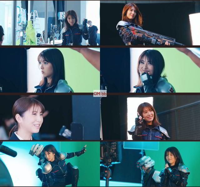 浜辺美波 FF7(FFVIIFS)CM メイキング 日常からバトロワ篇。2分/浜辺美波 CM bb-navi